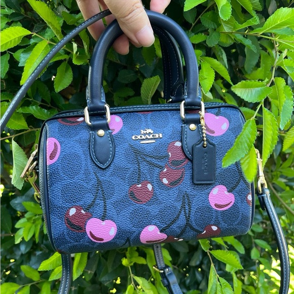 Coach | Bags | Coach Mini Rowan Crossbody Bag In Signature Canvas ...